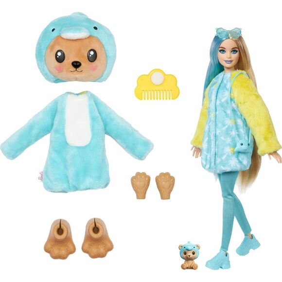 Barbie | Toys | Barbie Cutie Reveal Teddy Bear As Dolphin Costumethemed ...